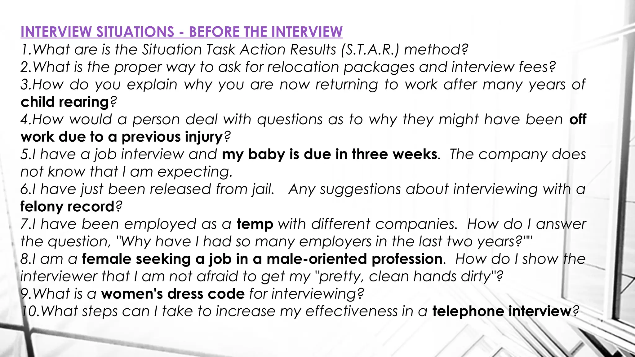 Job Interview (1) | PPT