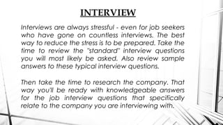 Job Interview (1) | PPT