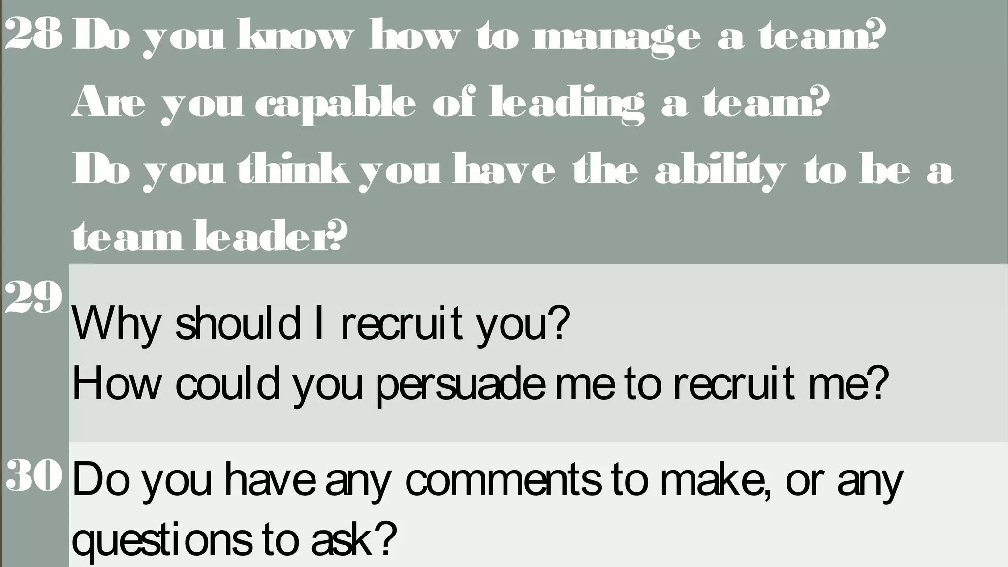 Job Interview (2) | PPT