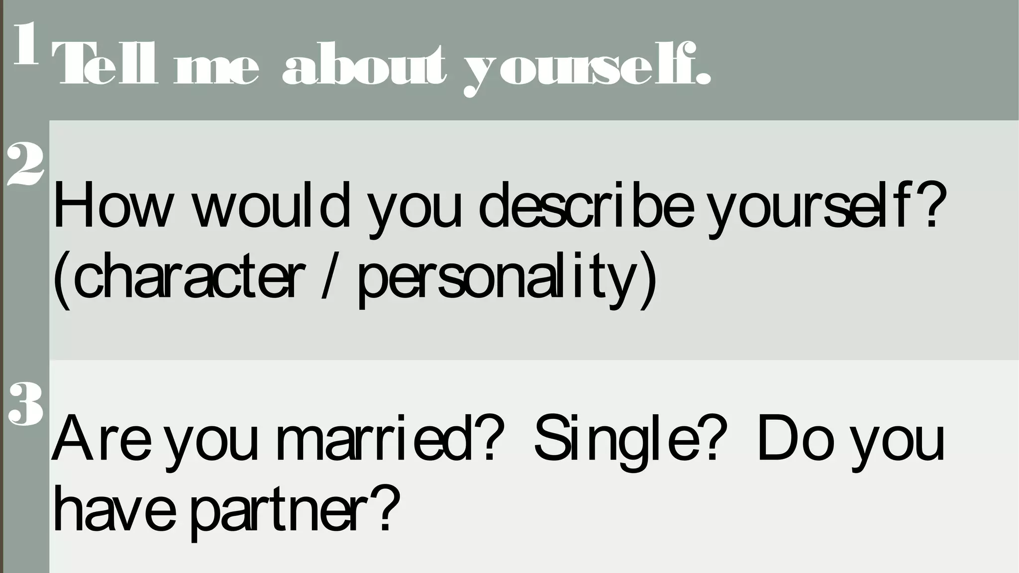 Job Interview (2) | PPT