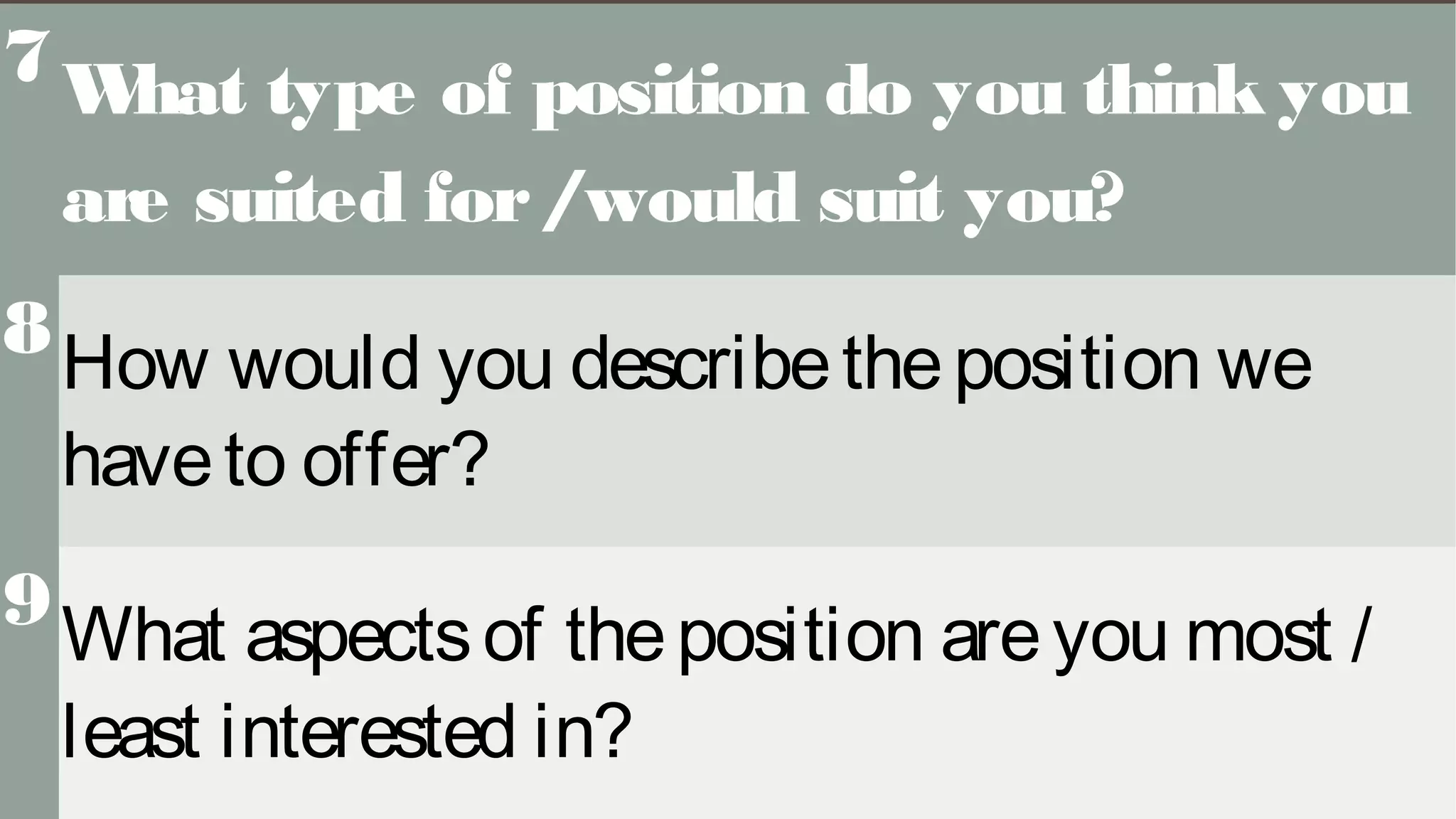 Job Interview (2) | PPT