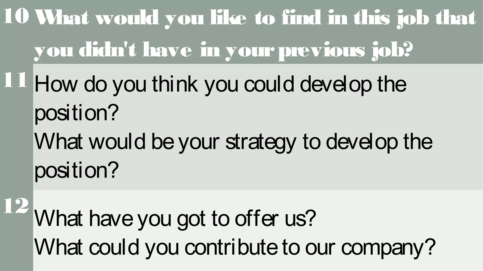 Job Interview (2) | PPT