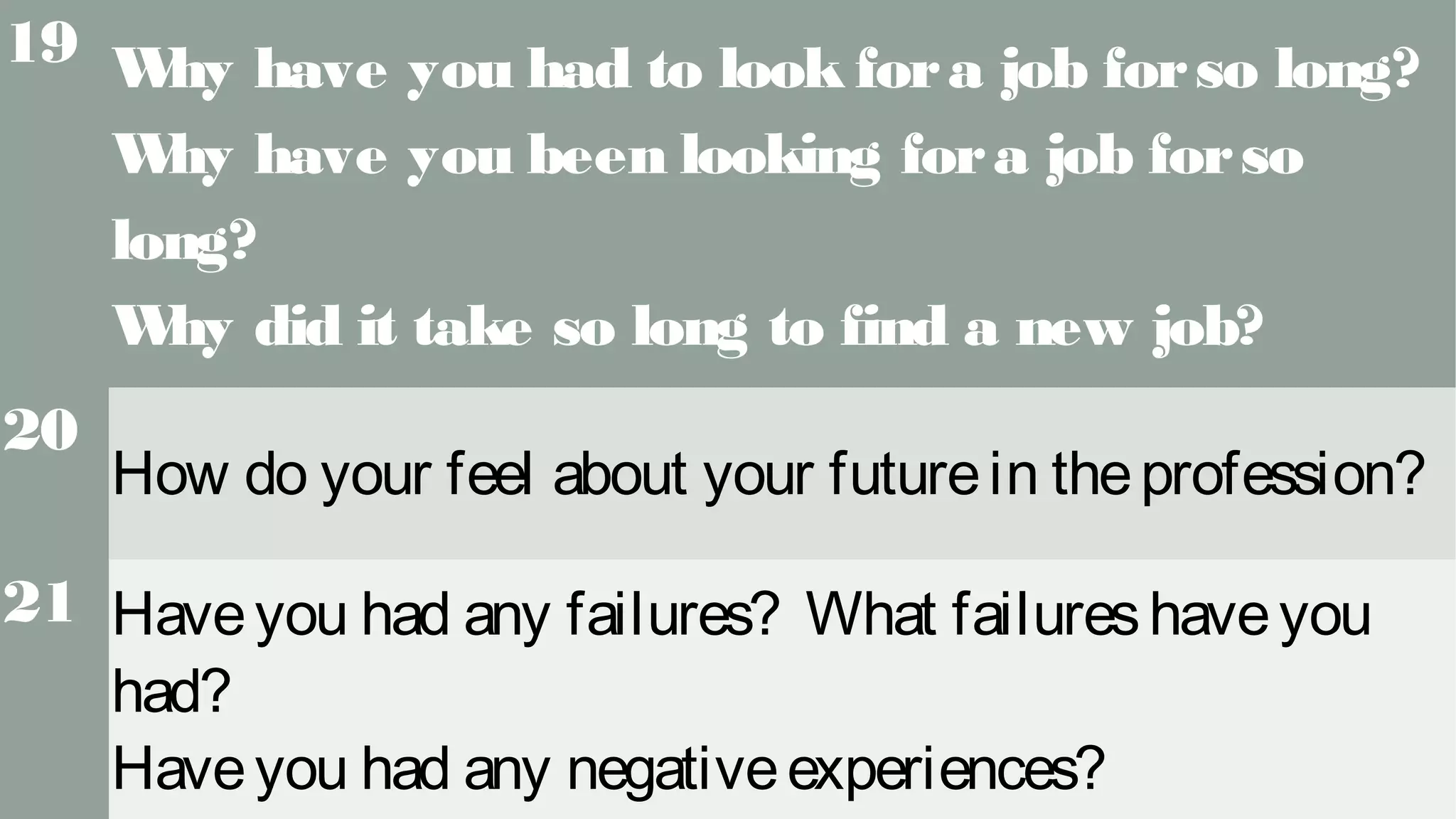 Job Interview (2) | PPT