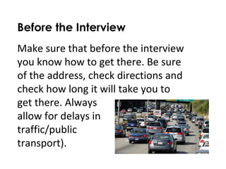 Job interview information | PPT