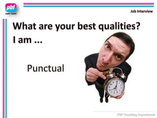 Job interview personality traits | PPTX | Business | Business and Finance