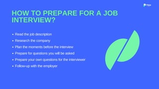 Job Interview Preparation | PDF