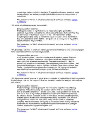 Job Interview Question Database With Answers | PDF