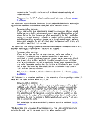 Job Interview Question Database With Answers | PDF