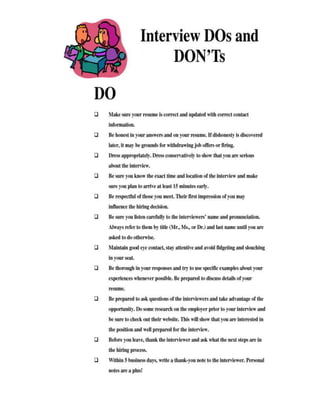 Job interview questions worksheet | DOC