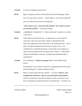 Job Interviews | PDF