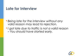 Job Interviews - Why we Fail & How to Succeed | PPT