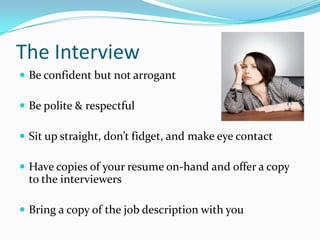 Job interviews 101 | PPT