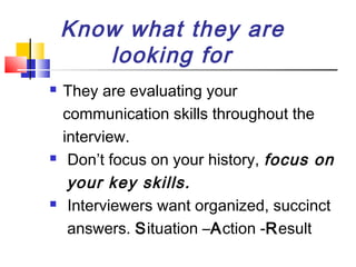 Job interview skills | PPT