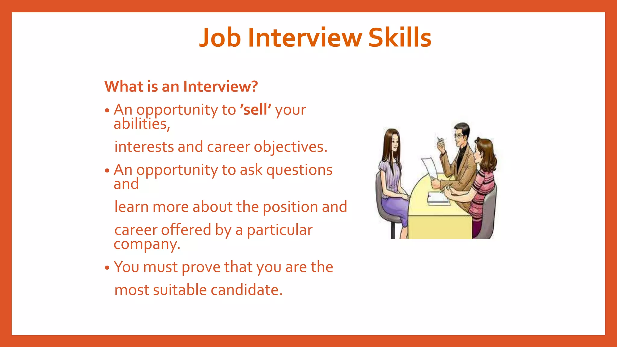 Job interview skills by ibsar | PPT