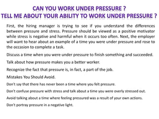 Job interview workshop | PPSX | Career Advice | Careers