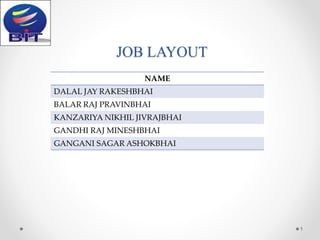 Job layout of cinstruction site | PPTX