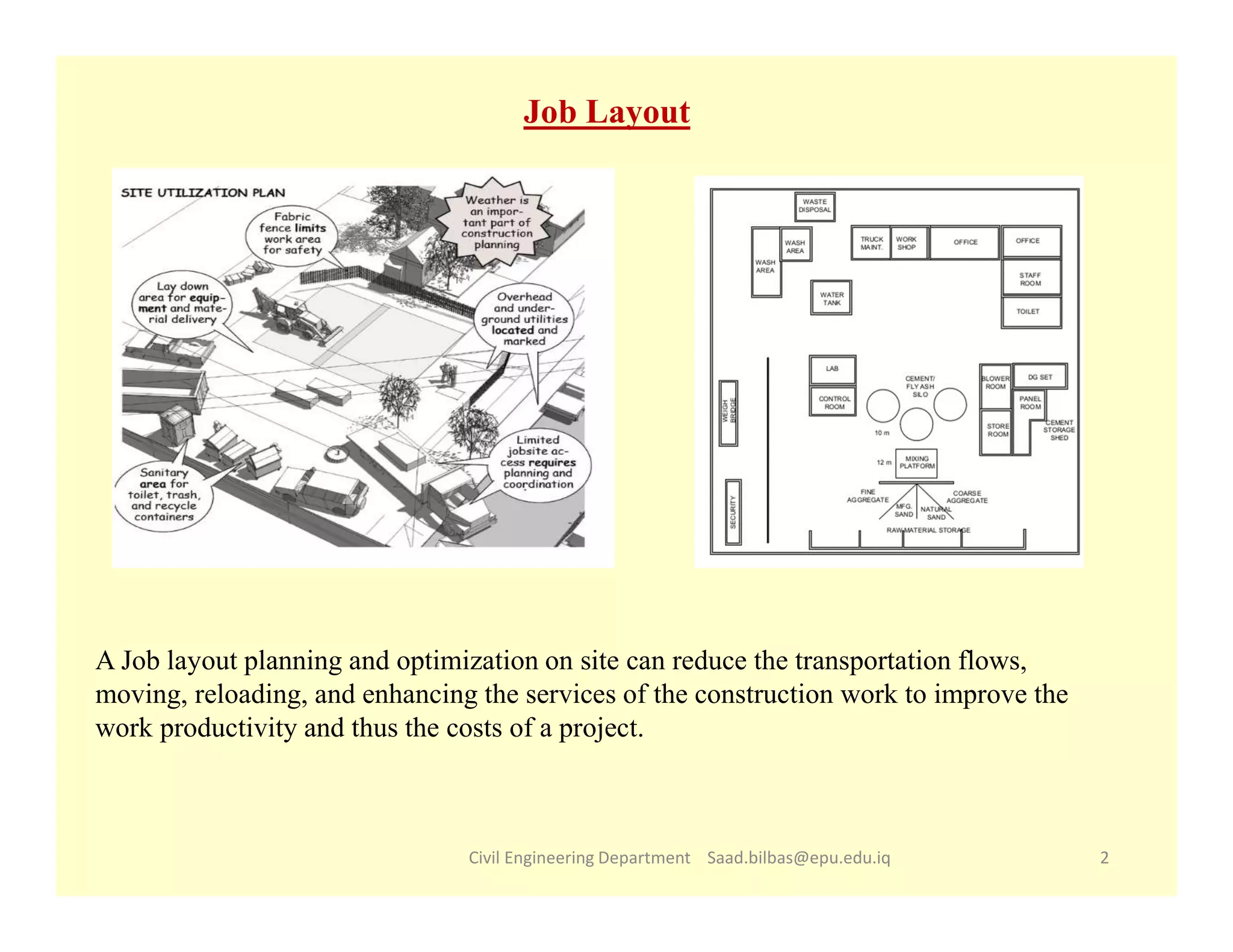 Job Layout | PPT