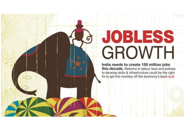 Jobless growth - Manu Melwin Joy | PPT