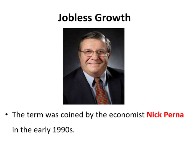 Jobless growth - Manu Melwin Joy | PPT