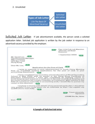 Job letter & resume writing | DOCX