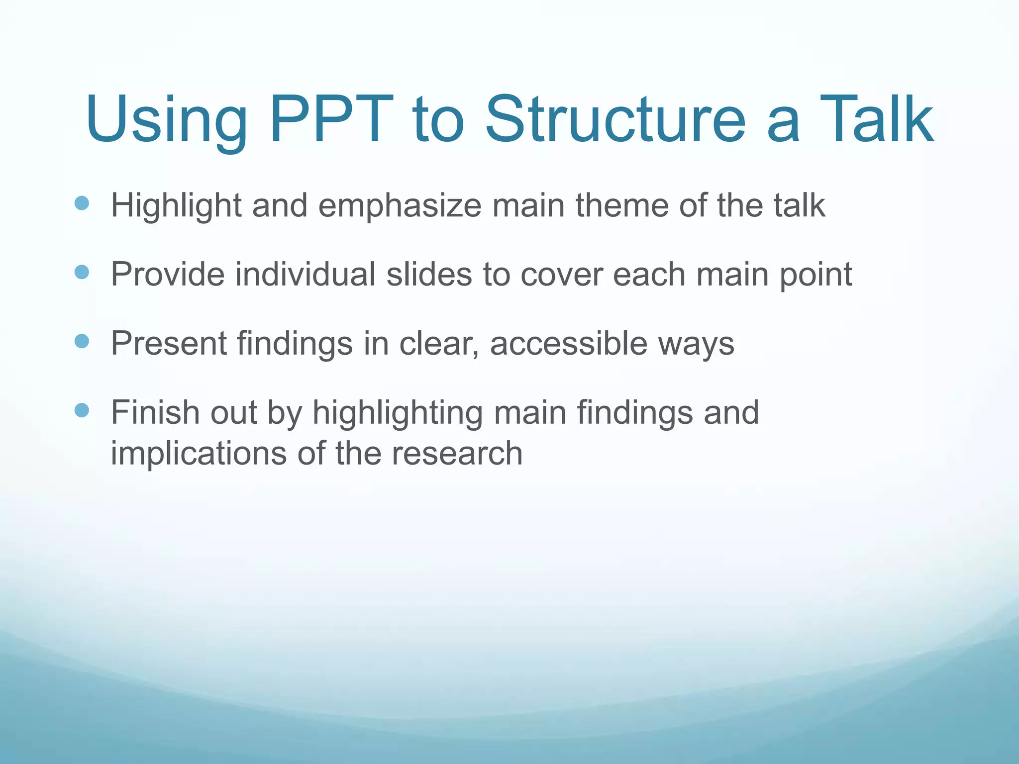 Powerpoint for Academic Job Talks | PPTX