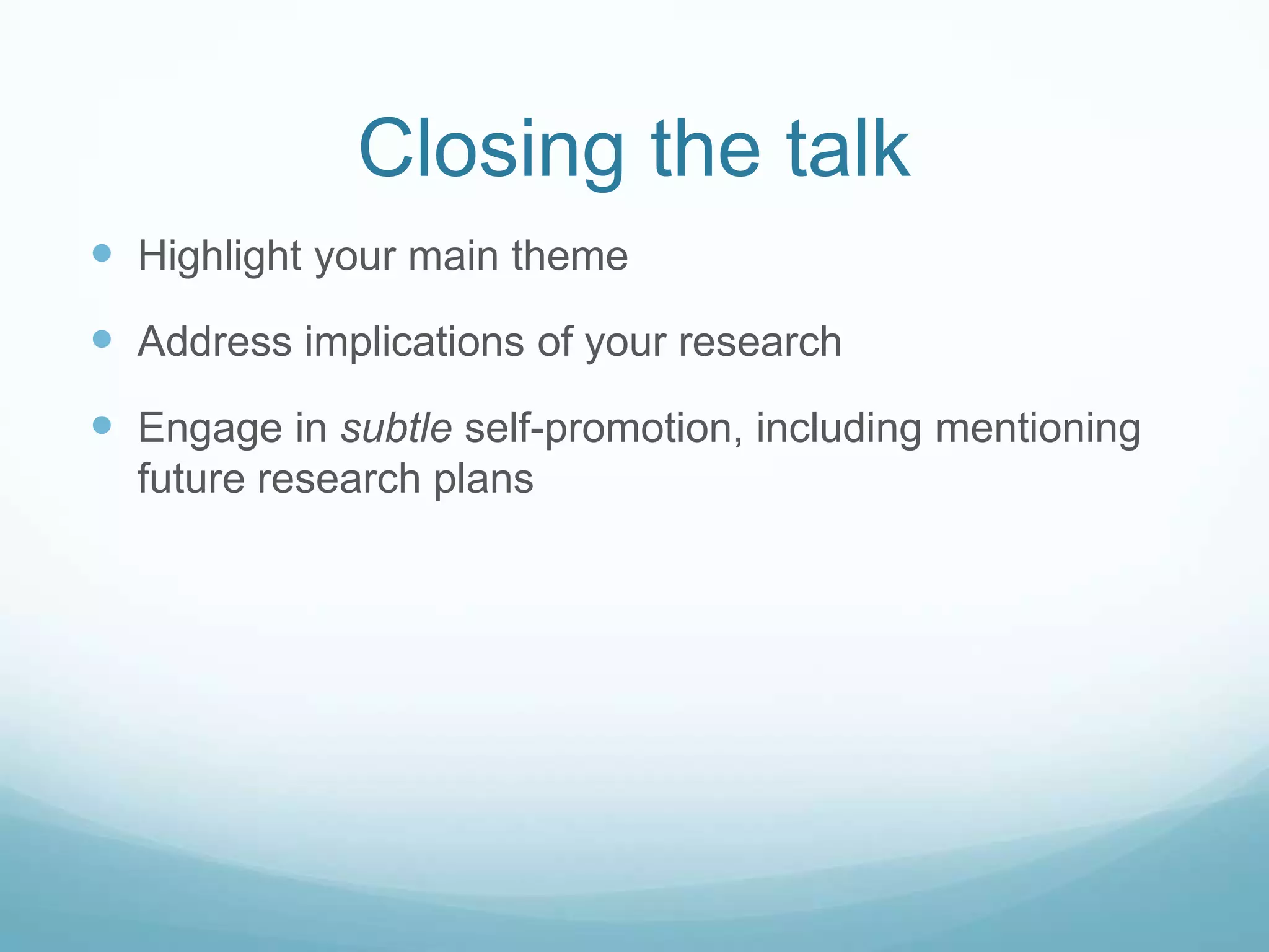 Powerpoint for Academic Job Talks | PPTX