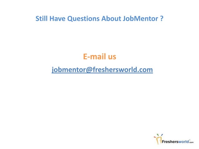 Job mentor presentation | PPTX | Resume Writing and Advice | Job Search