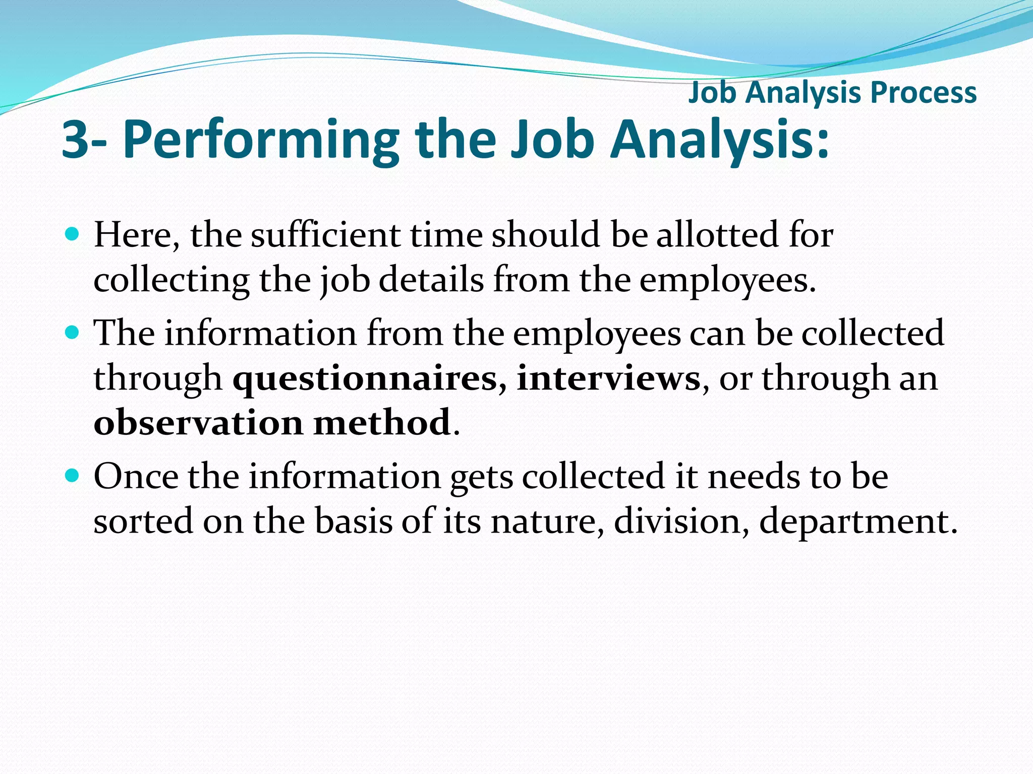 JOB ANALYSIS | PPT