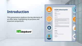 Job Offer Template, Offer Letter Format in Word | PPTX