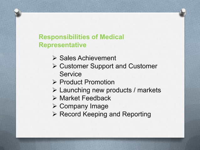 Job of Medical representative | PPTX