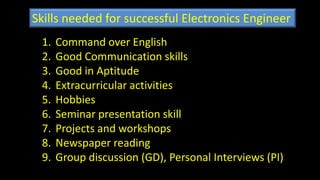 Job opportunities for electronics engineering | PPTX