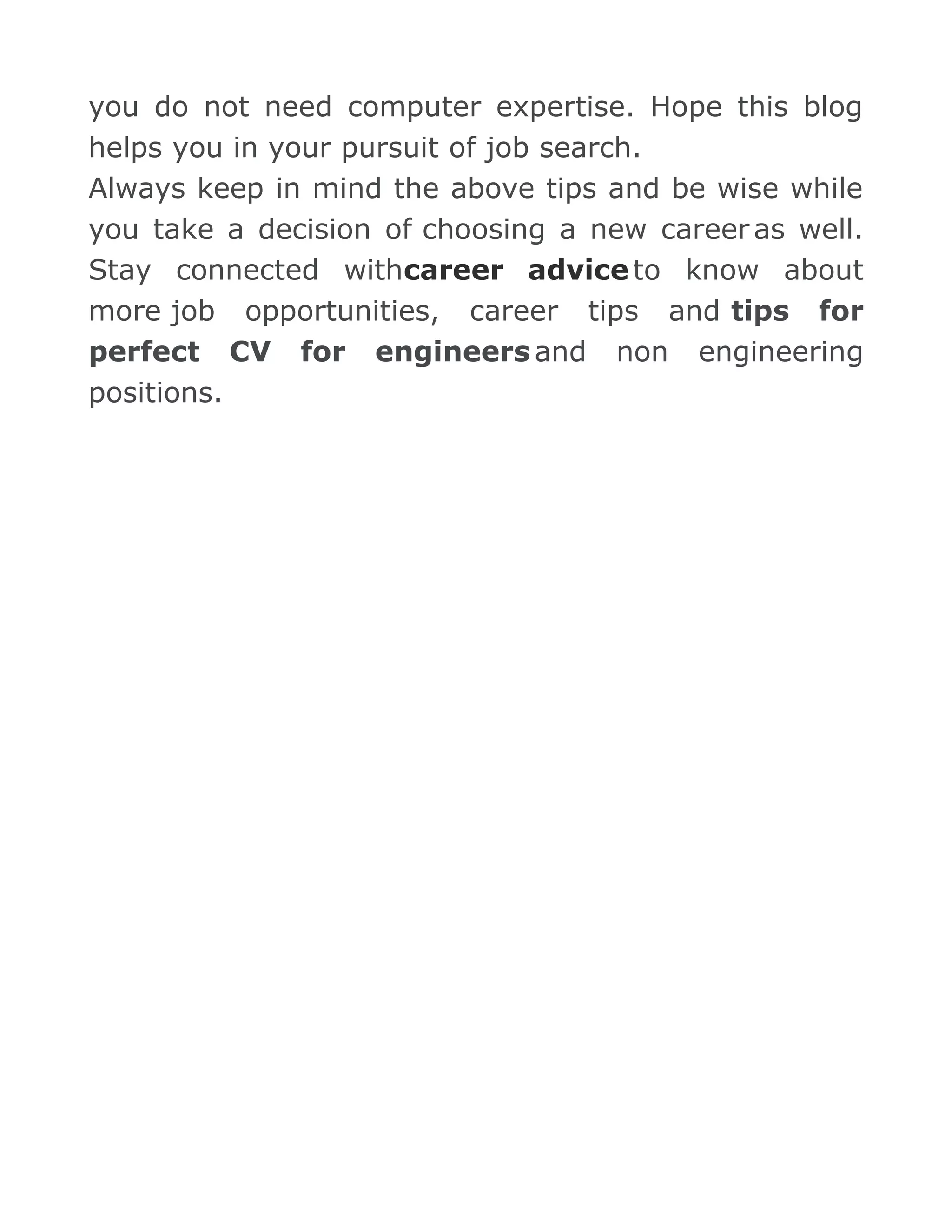 Job opportunities for people who don’t like to sit before the computer ...