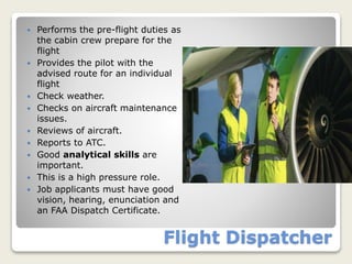 Job opportunities in aviation | PPTX