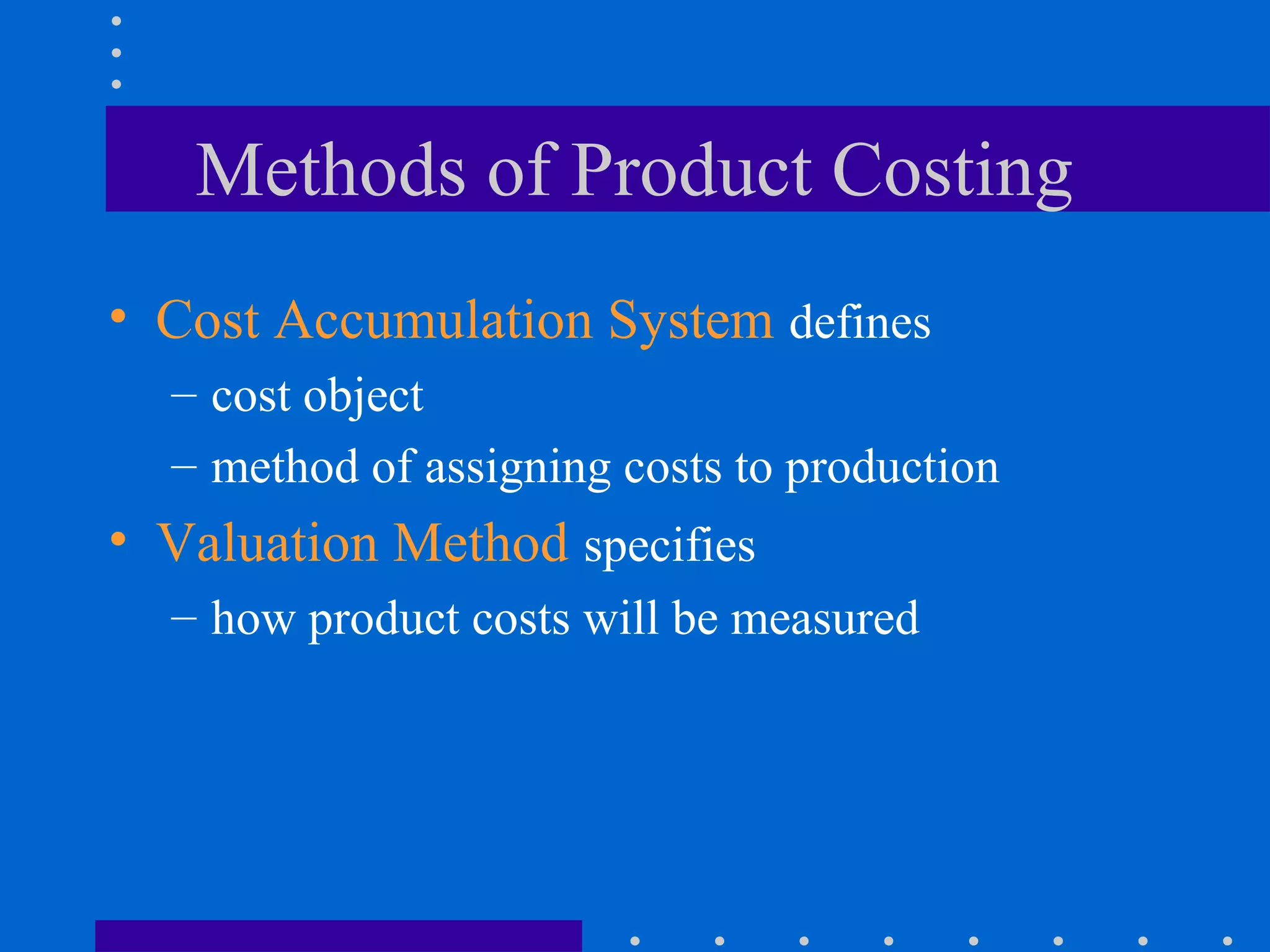 Job order costing | PPT