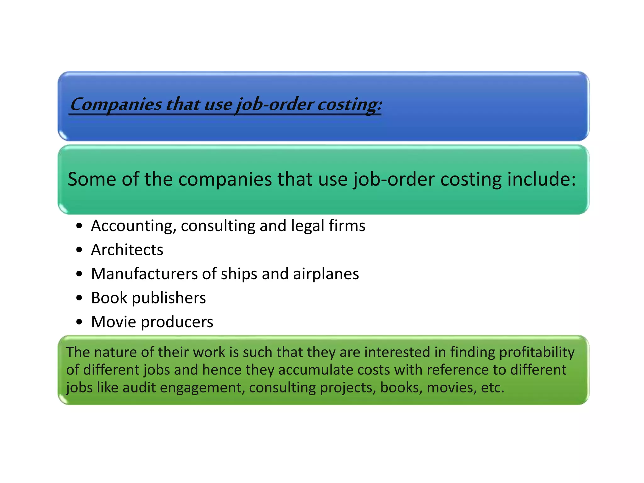 Job order costing | PPTX