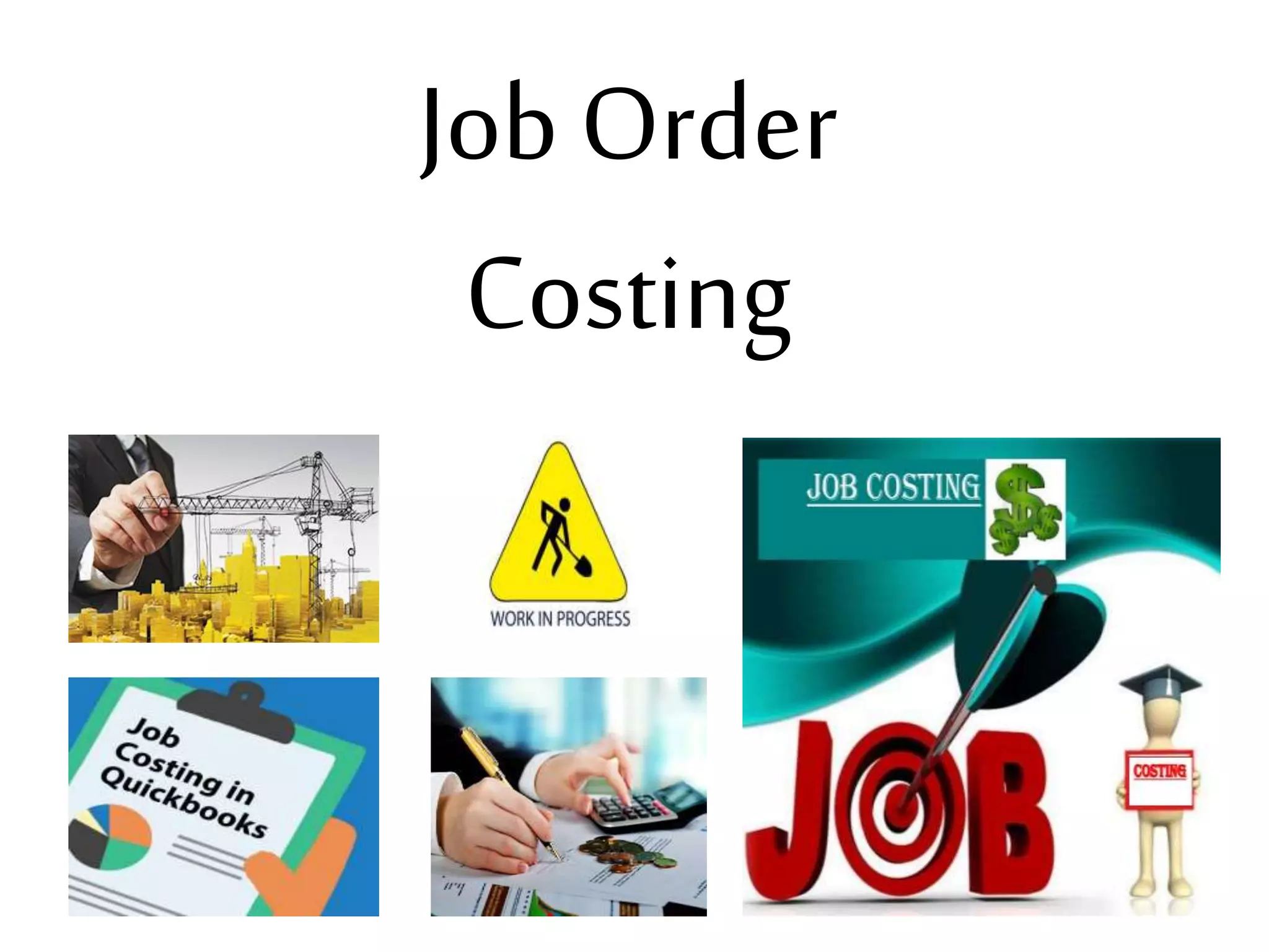 Job order costing | PPTX