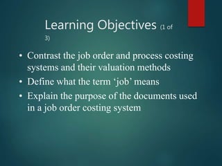 Job order costing | PPSX