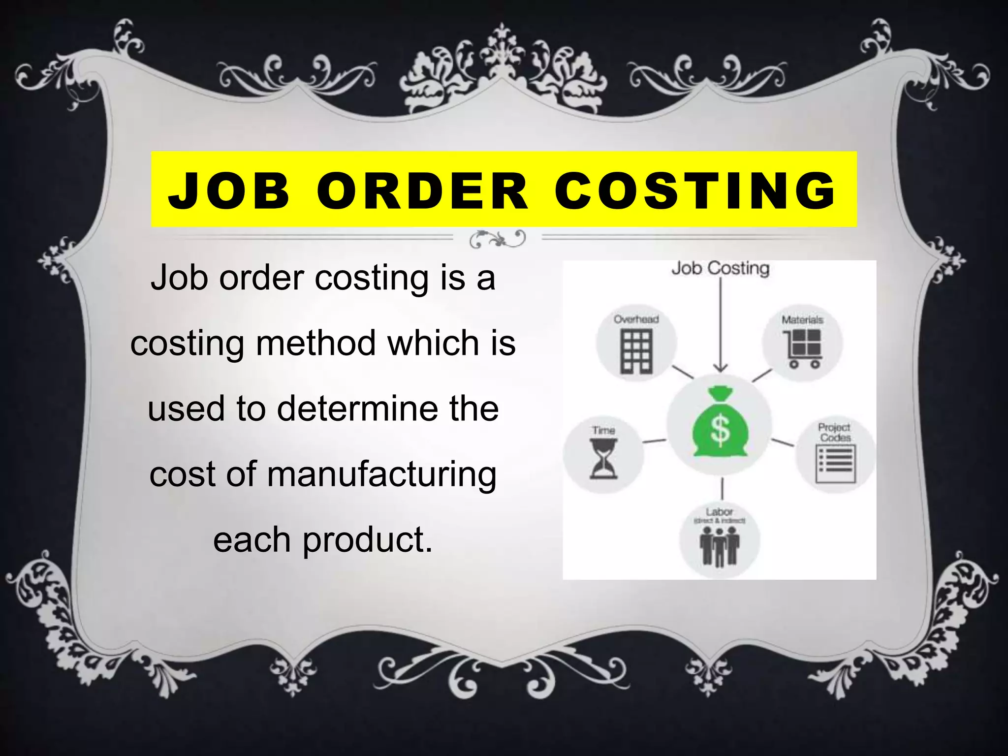 Job order costing vs process costing | PPTX