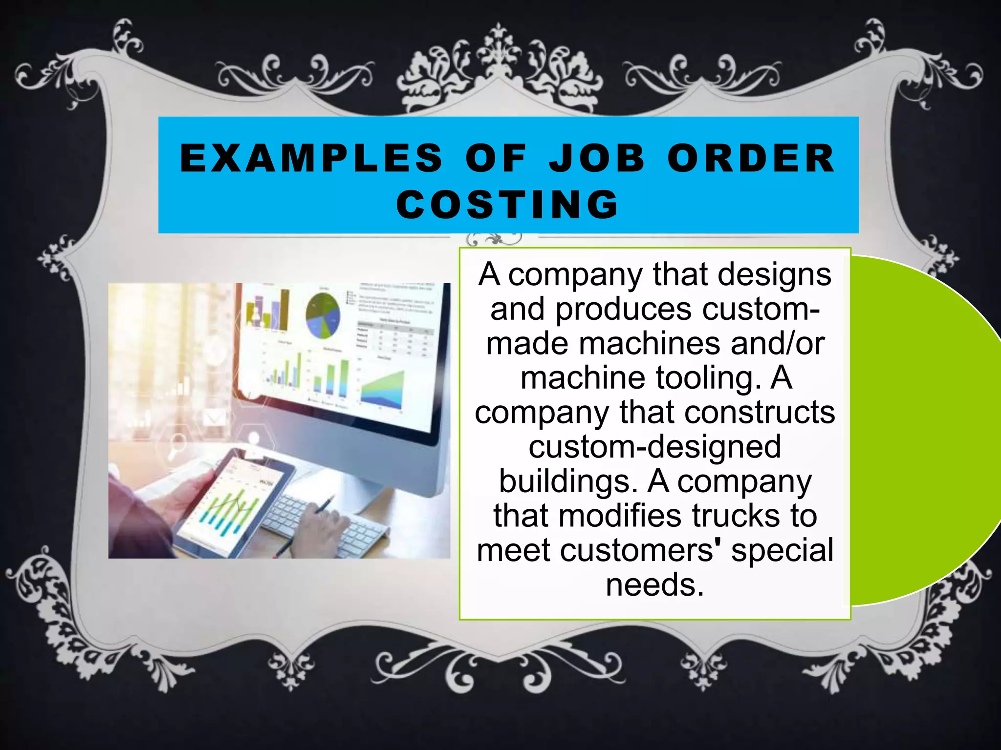 Job Order Costing Vs Process Costing Pptx