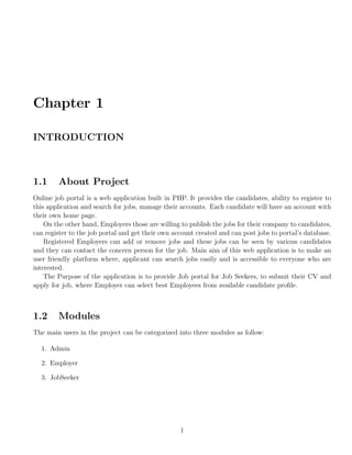 online job portal system | PDF