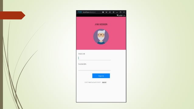 Job portal Application | PPTX