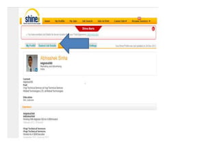 Job portal analysis ppt | PPTX