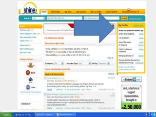 Job portal analysis ppt | PPTX