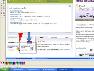Job portal analysis ppt | PPTX