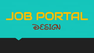 Job portal design | PDF