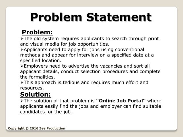 Online Job Portal (UML Diagrams) | PPTX