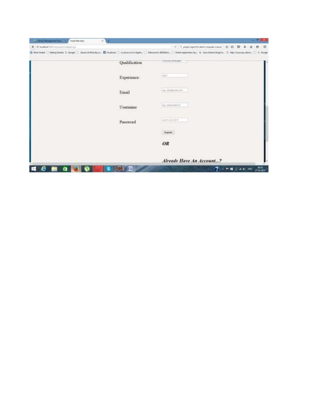 Job portal project documentary | DOCX