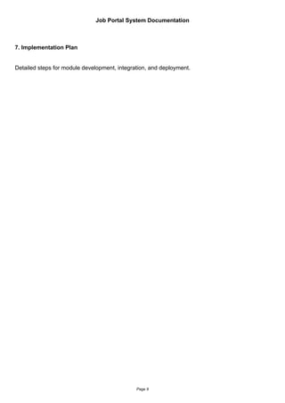 Job_Portal_System_Documentation complete | PDF