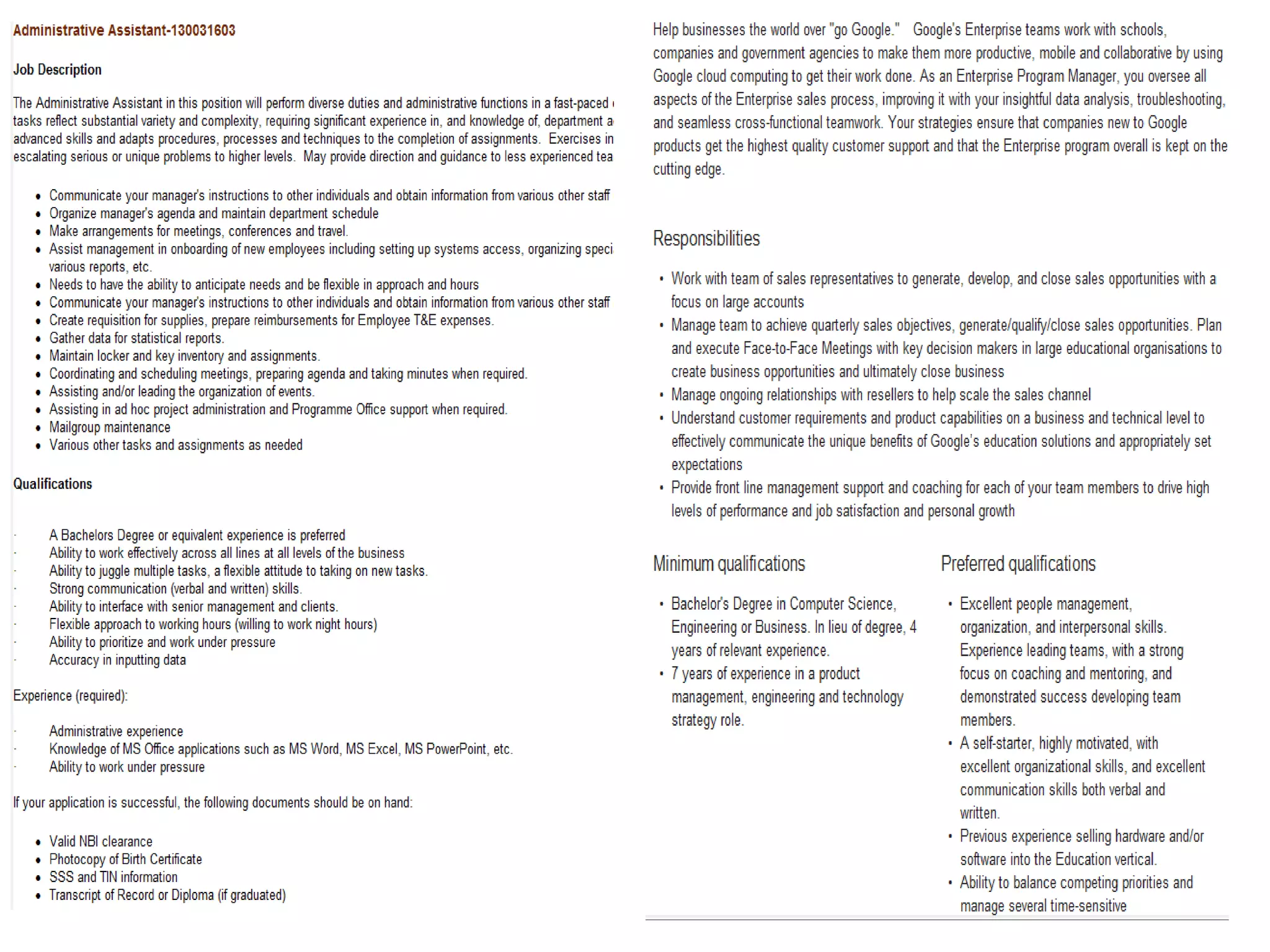 Job posting etiquette | PPTX