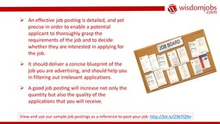 Job posting guide | PDF